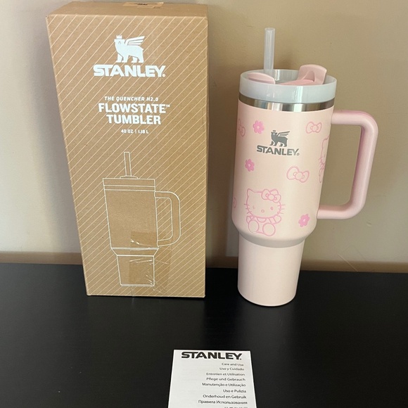 Stanley | Dining | New Stanley 4oz Quencher H20 Hello Kitty Bloom Pink ...